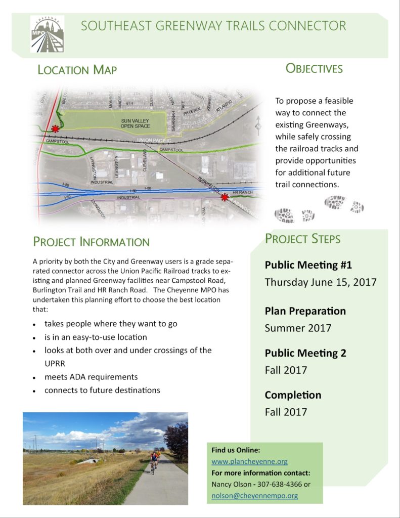 Southeast Greenway Trail Connector - Cheyenne MPO